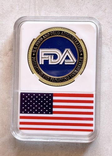 FDA US Food & Drug Administration Challenge Coin with American Flag ...