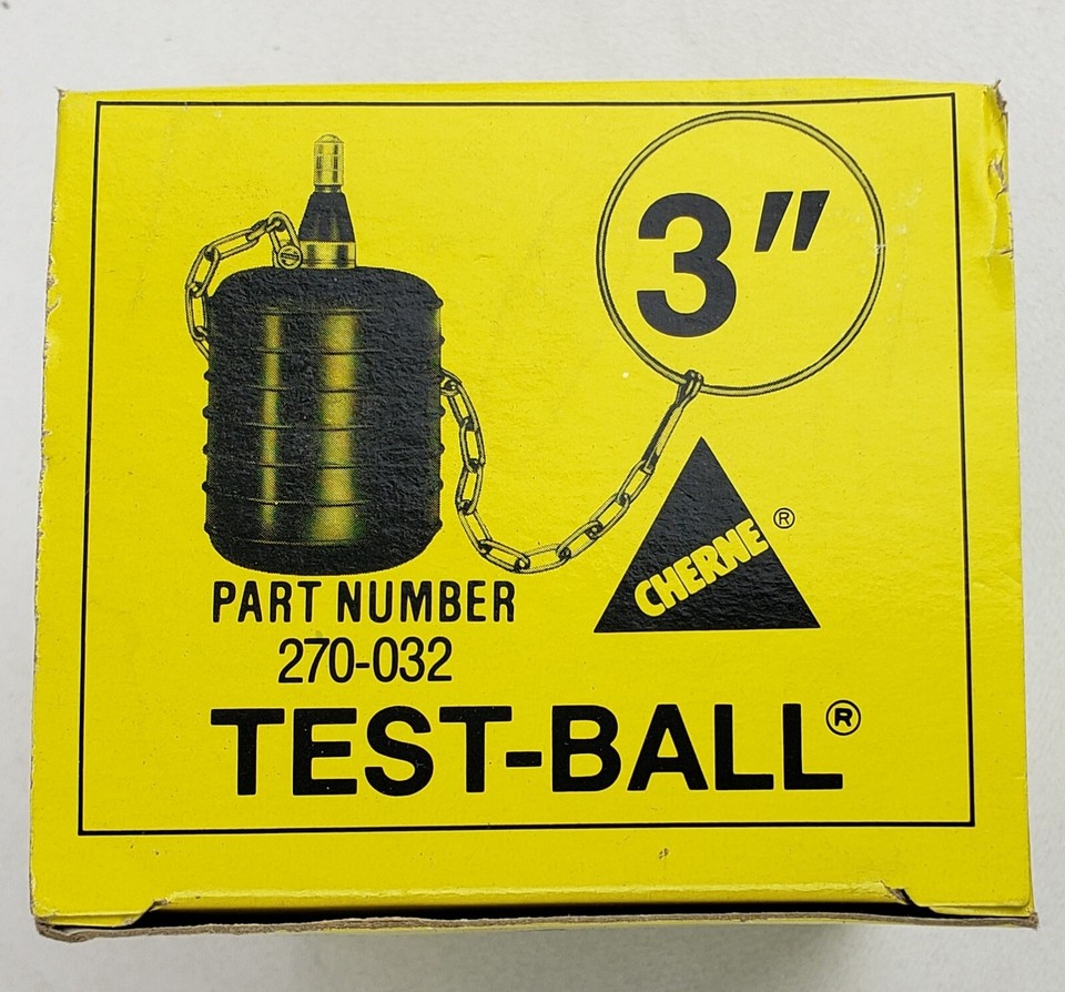 Cherne Industries 270-032 Pneumatic Plug, 3 Inch Test Ball Plug ...