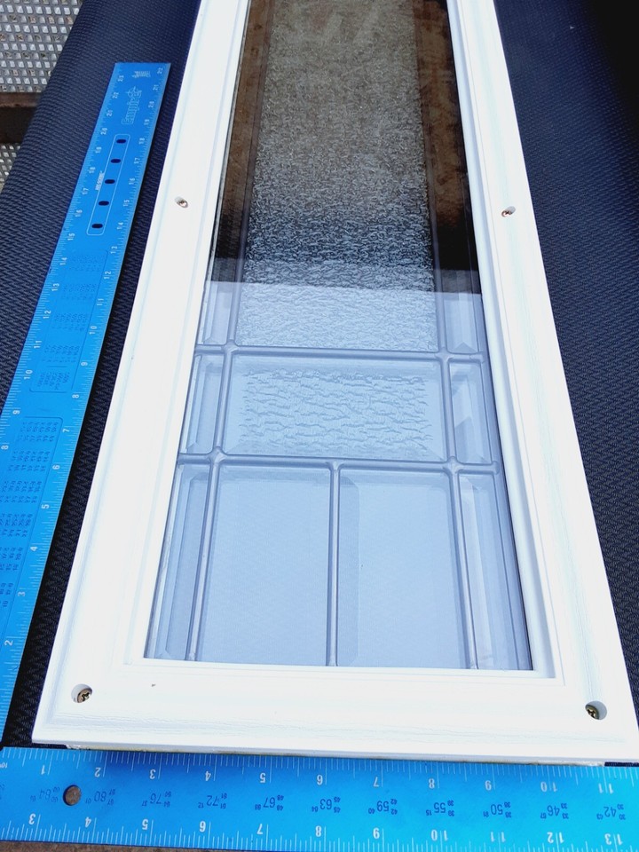 Decorative entryway door window glass replacement kit side lite light ...