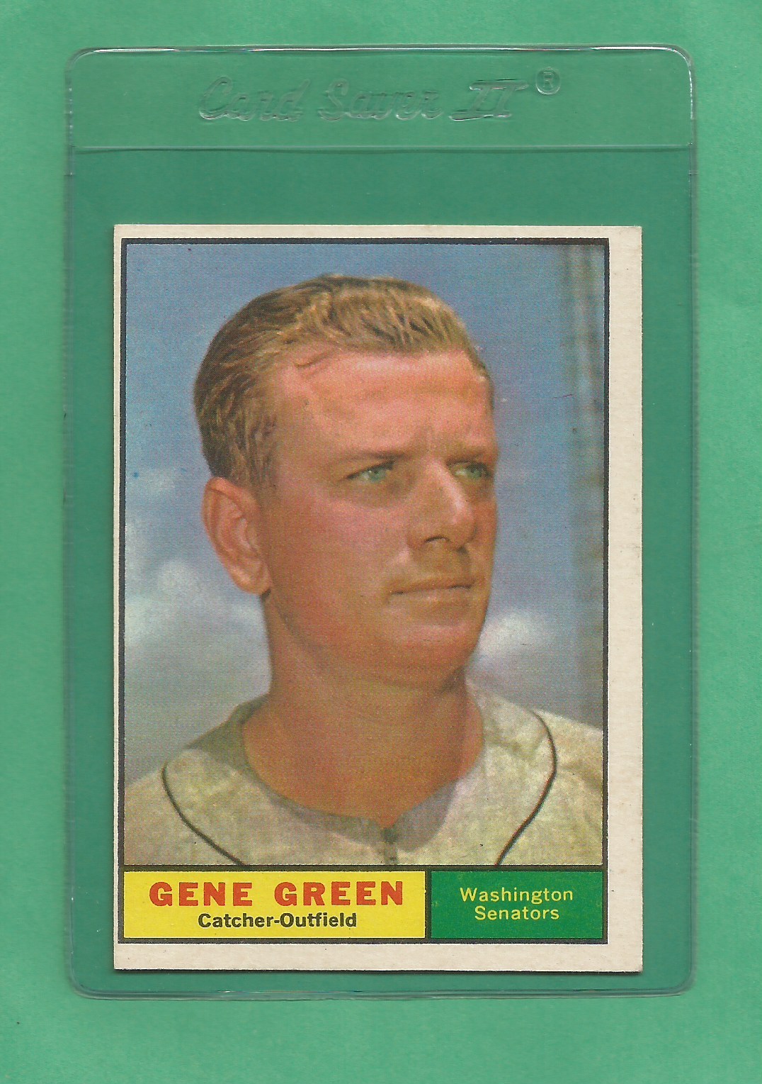 1961 Topps Washington Senators Gene Green # 206 NM+ Low Pop !!!! | eBay