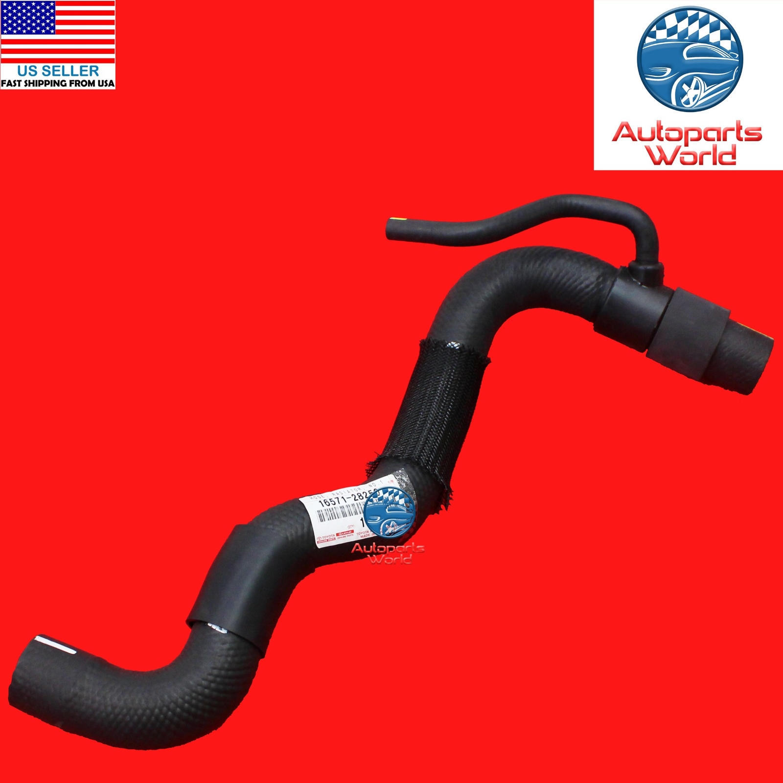 GENUINE OEM TOYOTA 06-08 RAV4 2.4L UPPER NO.1 RADIATOR COOLANT HOSE ...
