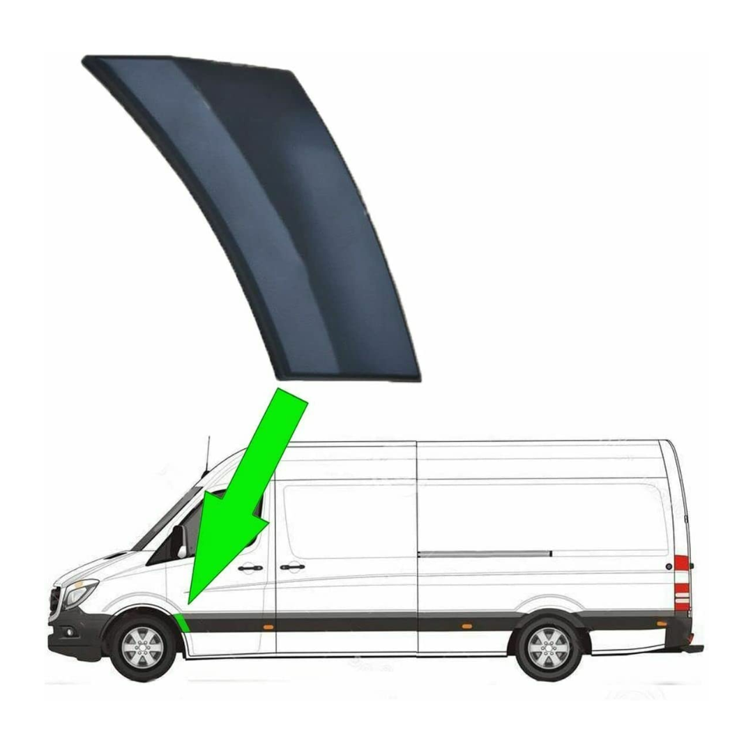 Mercedes Sprinter Plastic Protective Side Moulding Strip Trim N/S 2006 ...