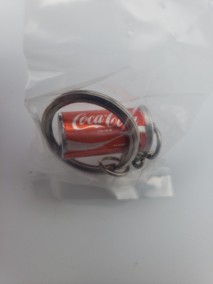 1970's Coca-Cola Coke USA Key Chain Mini Can Miniature Can Keychain NOS ...