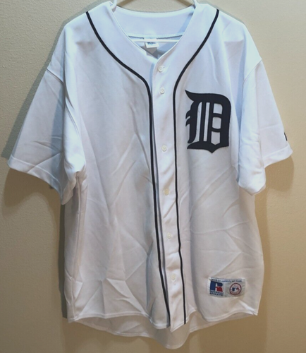Detroit Tigers 90s MLB Vintage Russell Athletic Blue White Sewn Logo ...