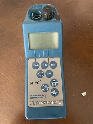 Myron L 6PFC E Ultrameter II Handheld Water Quality Test Meter | eBay