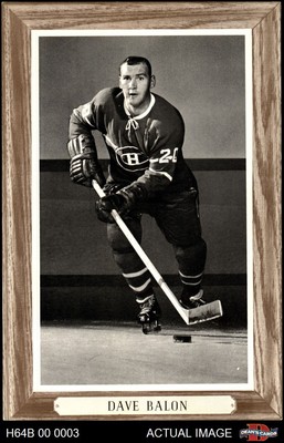 1964 Beehive Photos Dave Balon Canadiens 6 - EX/MT | eBay