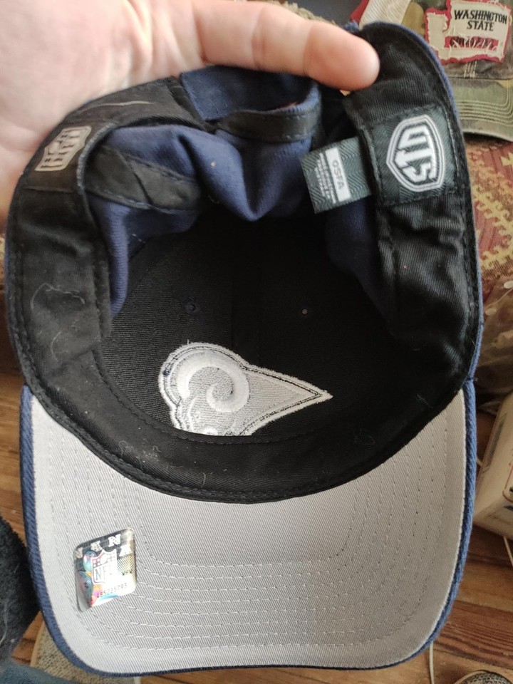 L.A. Rams - NFL official adj cap/hat - Sticker - EUC clean | eBay