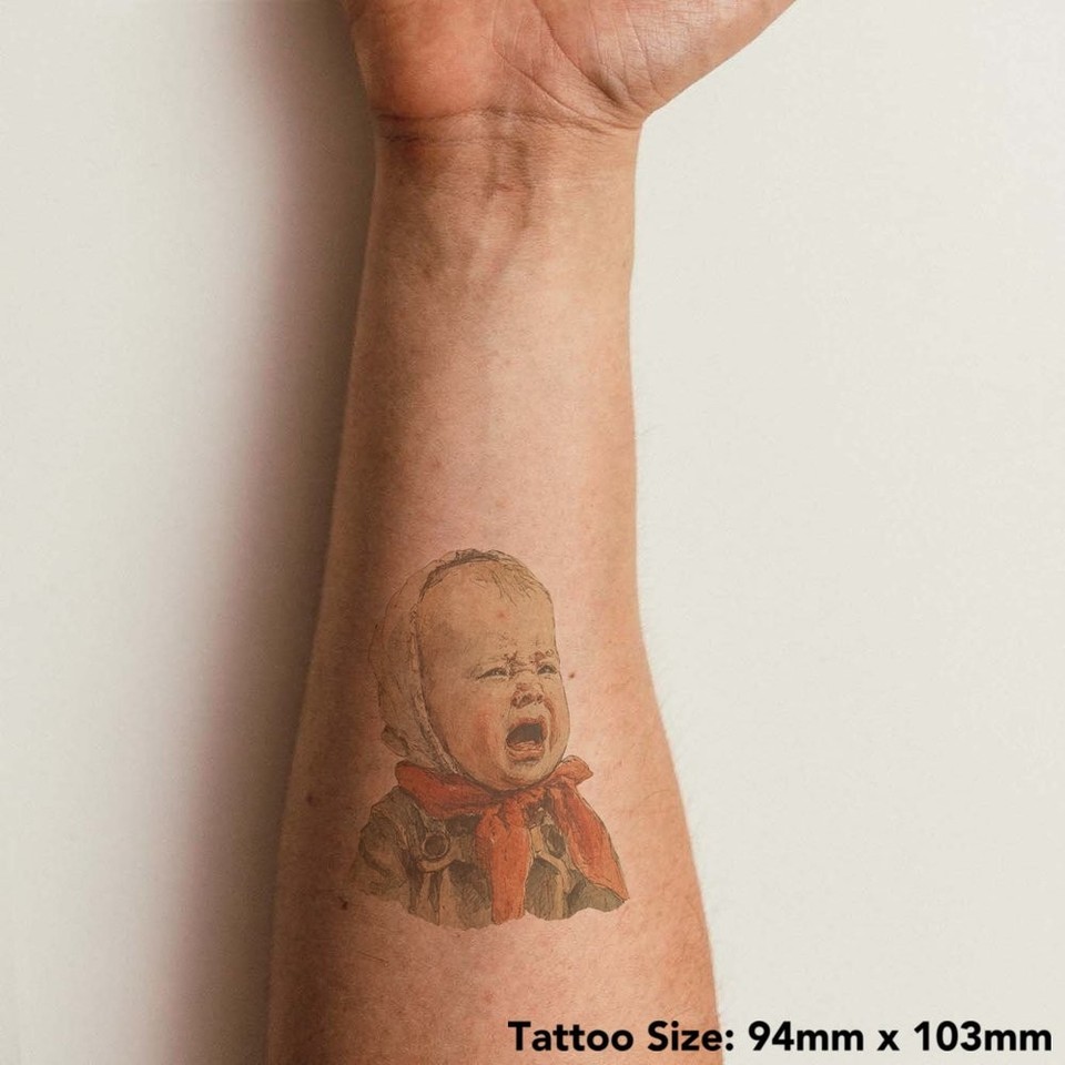 'Crying Baby' Temporary Tattoos / Transfers (TO00092401) | eBay UK