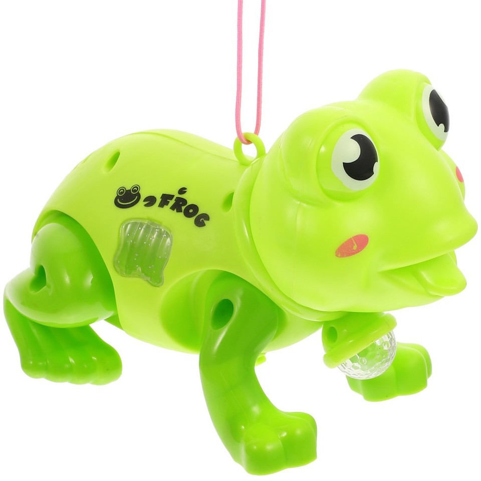 Tiny Plastic Frogs Jumping Children Electric Kids Educational Plaything ...