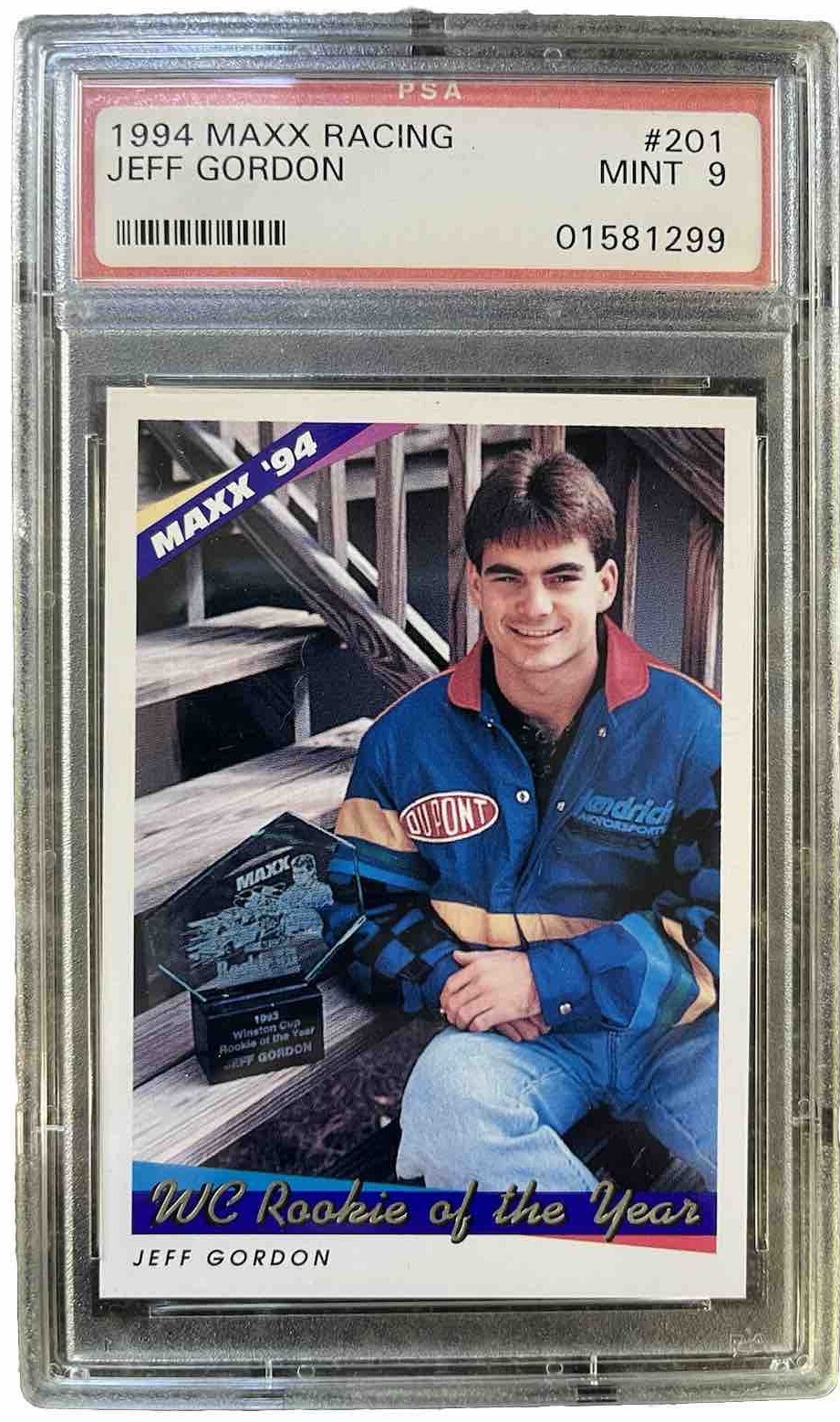Jeff Gordon Rookie Of The Year Card MAXX 1994 Mint 9 | eBay