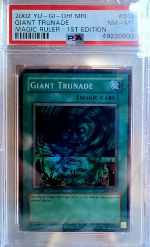 2002 YU-GI-Oh! Giant Trunade MRL-048 1st Edition Super Rare PSA 8 | eBay