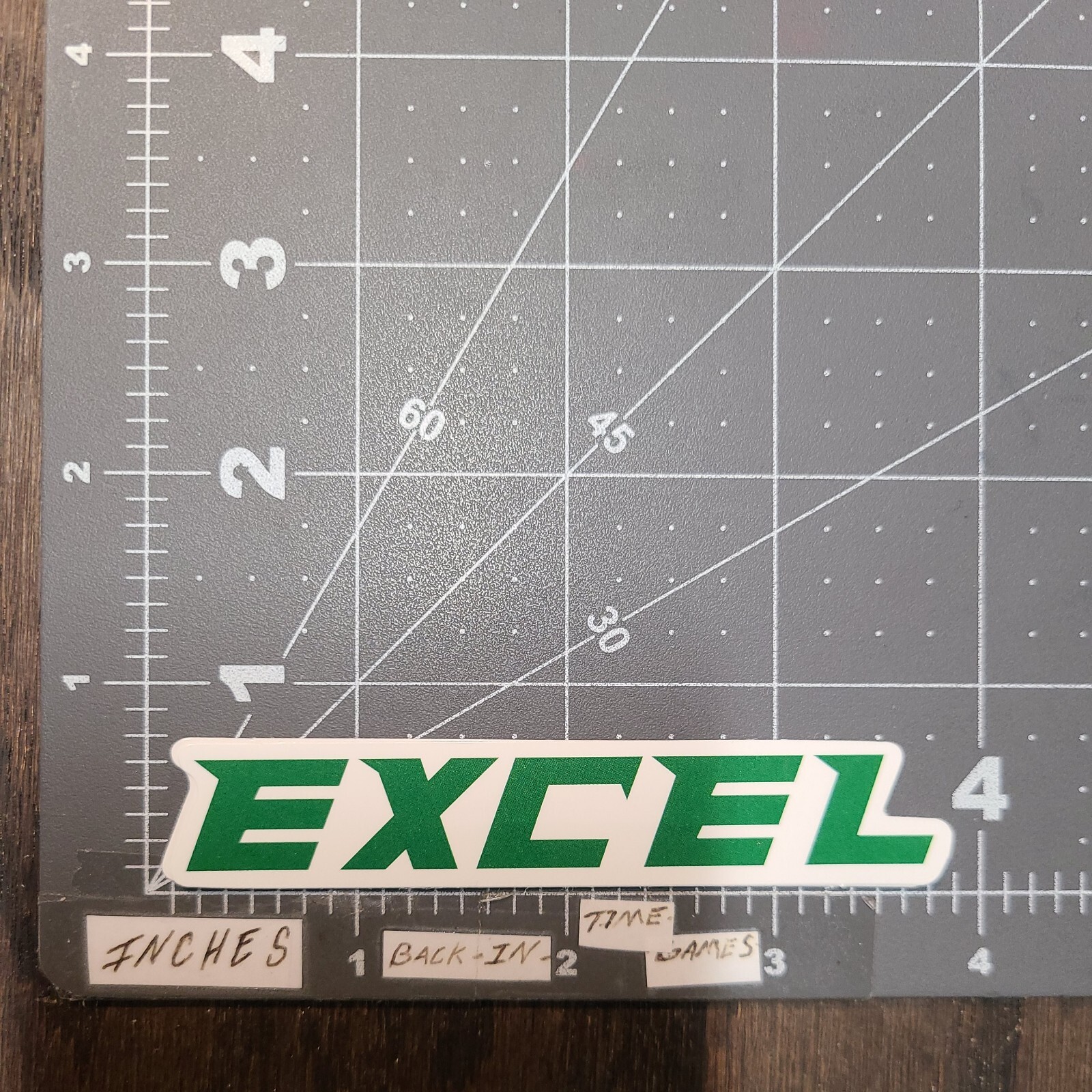 Glossy Excel Sticker For Helmet Hard Hat Toolbox Etc CA11 | eBay