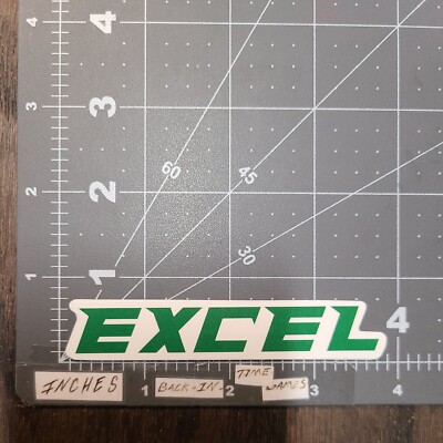 Glossy Excel Sticker For Helmet Hard Hat Toolbox Etc CA11 | eBay