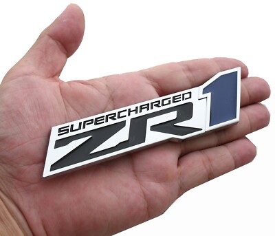 1x ZR1 Emblems Badge Fender Stickers for 2009-2013 Corvette ...