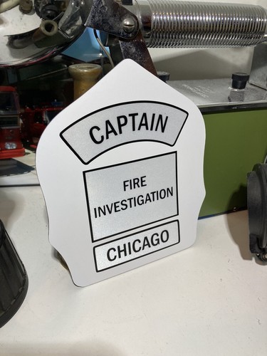 Backdraft Movie CFD Fire Investigation Full Size Replica Magnetic ...