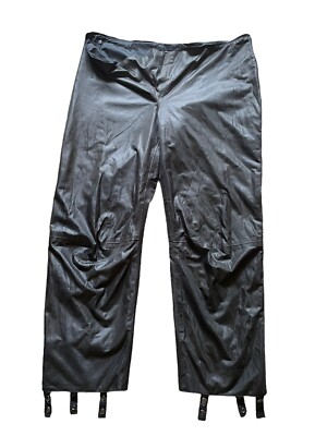 Hein Gericke Black Motorcycle Pants Membrane Sheltex Zip Off Size 32x28 ...