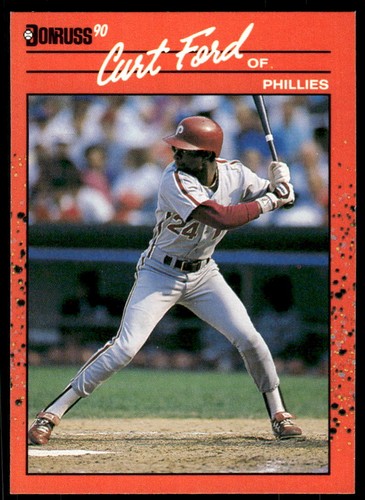 1990 Donruss 694 Curt Ford Philadelphia Phillies Baseball Card | eBay