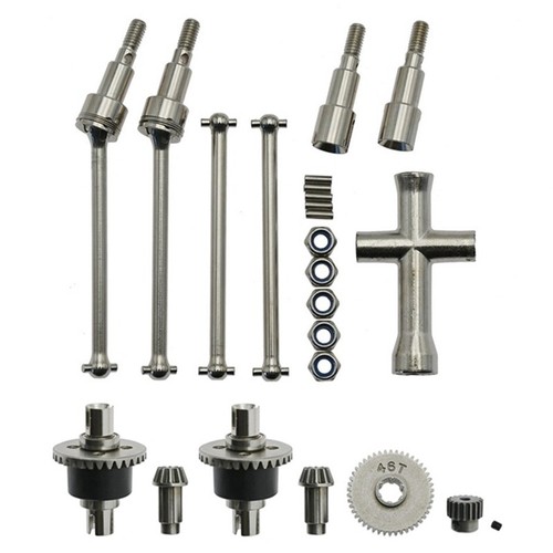 Metal Differential and Drive Shaft Set for SCY 16101 16102 16103 16201 ...