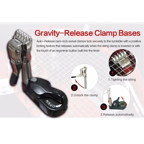 2pcs Tennis/ Badminton Stringing Machine Clamp Gravity-release Base ...
