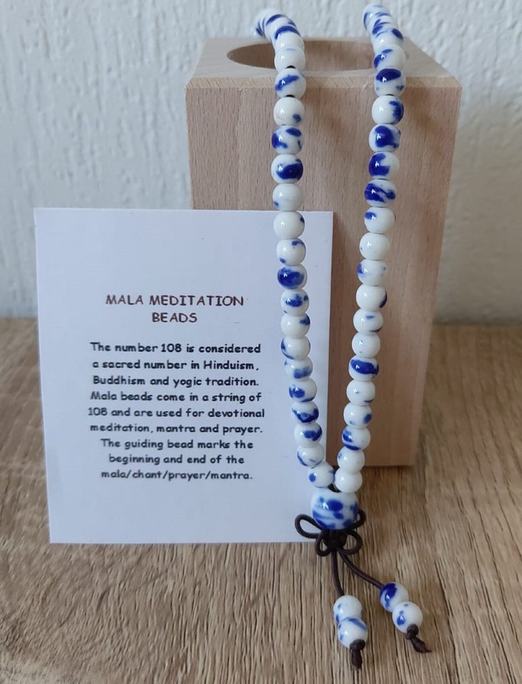 Mala Beads 108 beads Religious or Spiritual Hindu Buddhism Prayer Beads ...