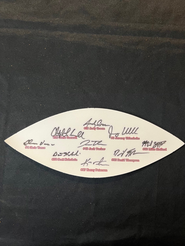 2003 Ohio State Signed & Autograph Football side panel | eBay
