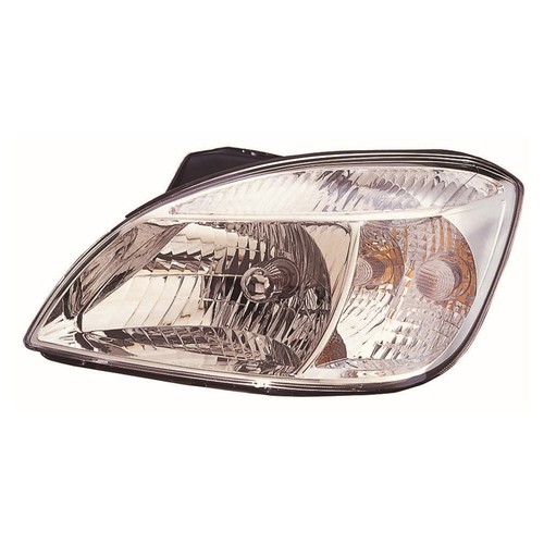 Headlight For 2006-2009 Kia Rio Driver Side Chrome Housing Clear Lens ...