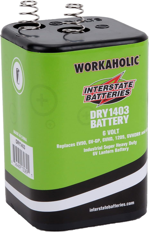 Interstate Batteries 6V HD Lantern Flashlight Battery (6-Pack) 6 Volt ...