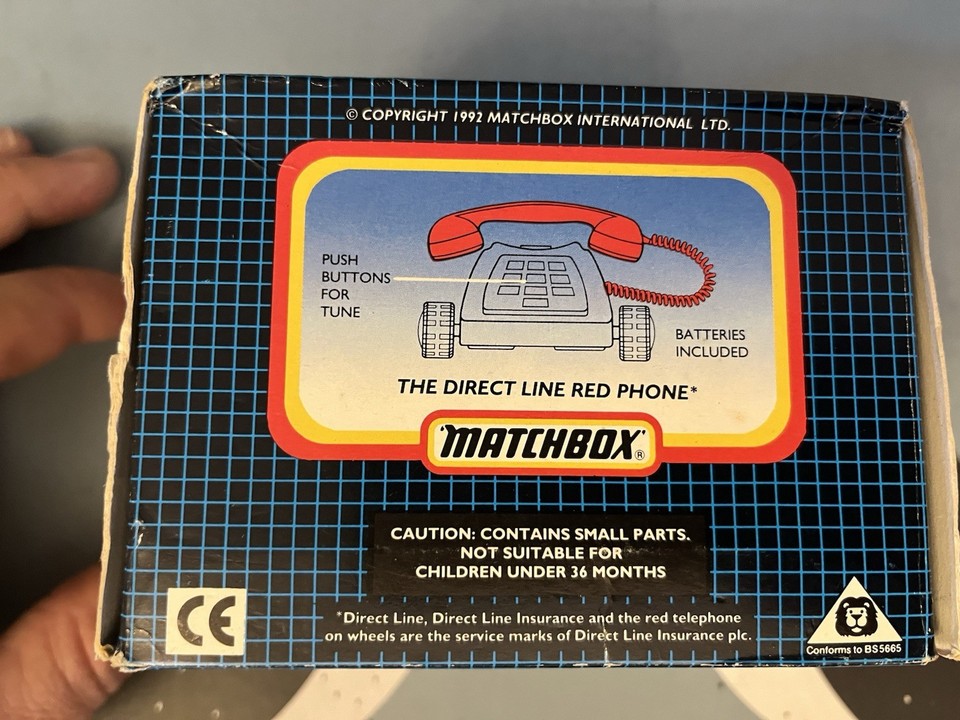 Matchbox the Direct Line Red Phone Vintage Boxed With Instructions See ...