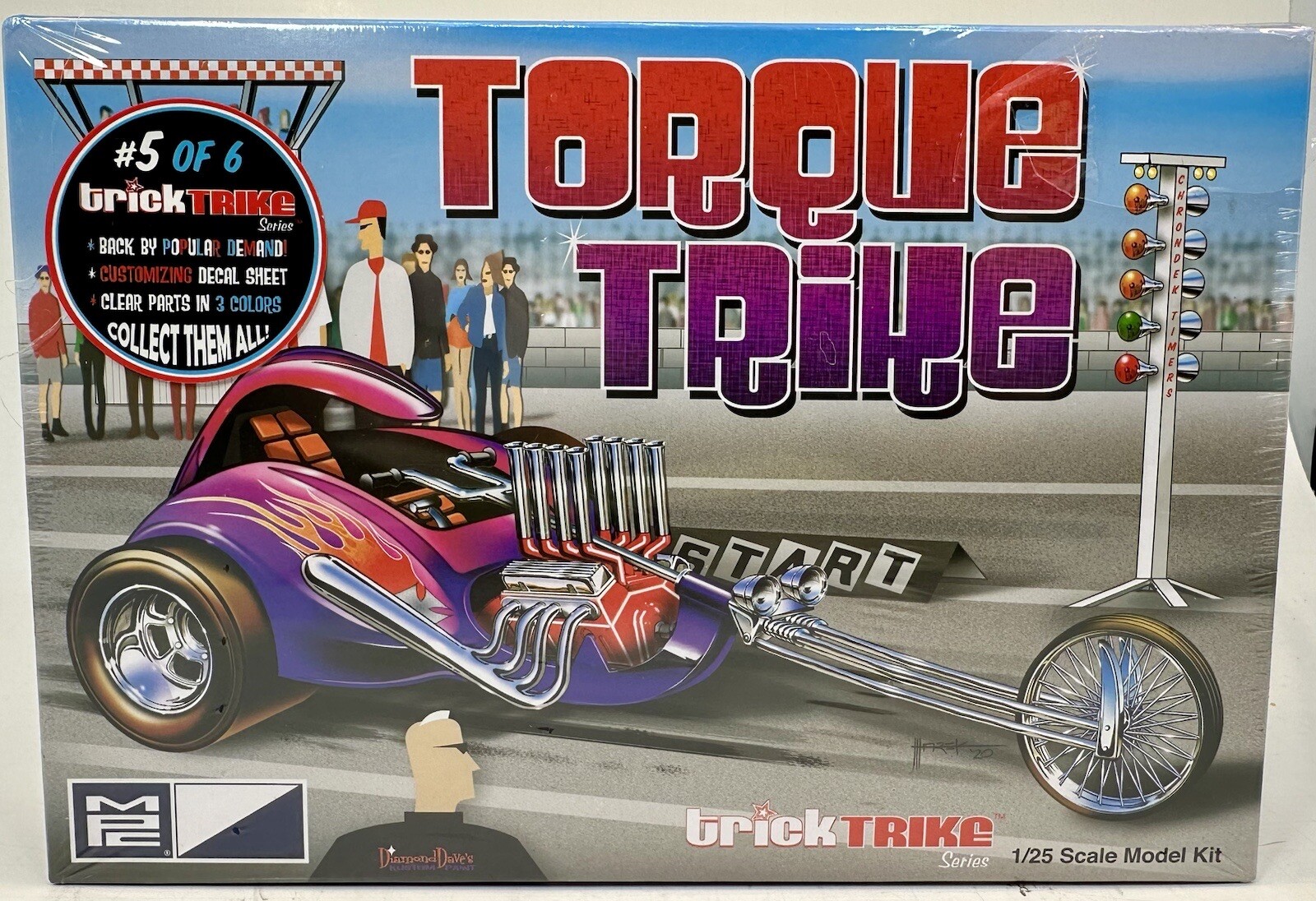 MPC Model Kit TORQUE TRIKE Trick Trikes Series 1:25 Scale Model MPC897 ...