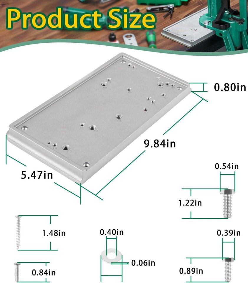 Accessory Base Plate-3 9282 for RCBS Almost All Presses and Reloading ...
