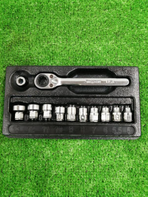 Snap-on 112RTSMA 12pc 1/4" Metric Flank Drive Low Profile Ratchet ...