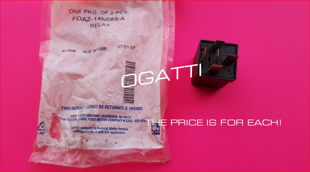 BRAND NEW FORD OEM RELAY ABS MODULE POWER|EEC POWER|FUEL PUMP| #FOAZ ...