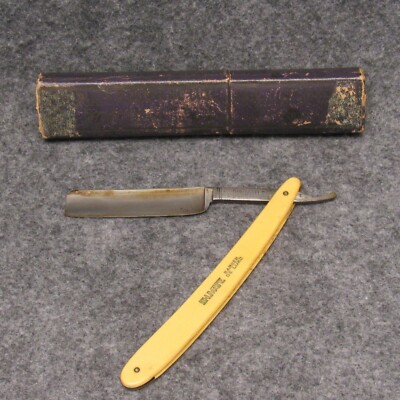 Shumate St. Louis 6" Straight Razor Barber Deluxe Ivory Colored ...