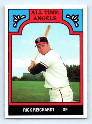 1986 TCMA All-Time California Angels Rick Reichardt California Angels ...