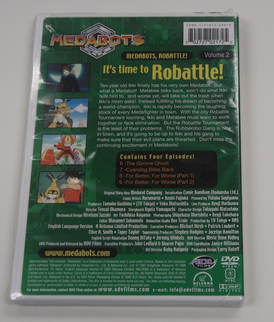 Medabots Vol. 2: Medabots, Robattle (DVD, 2002) for sale online | eBay