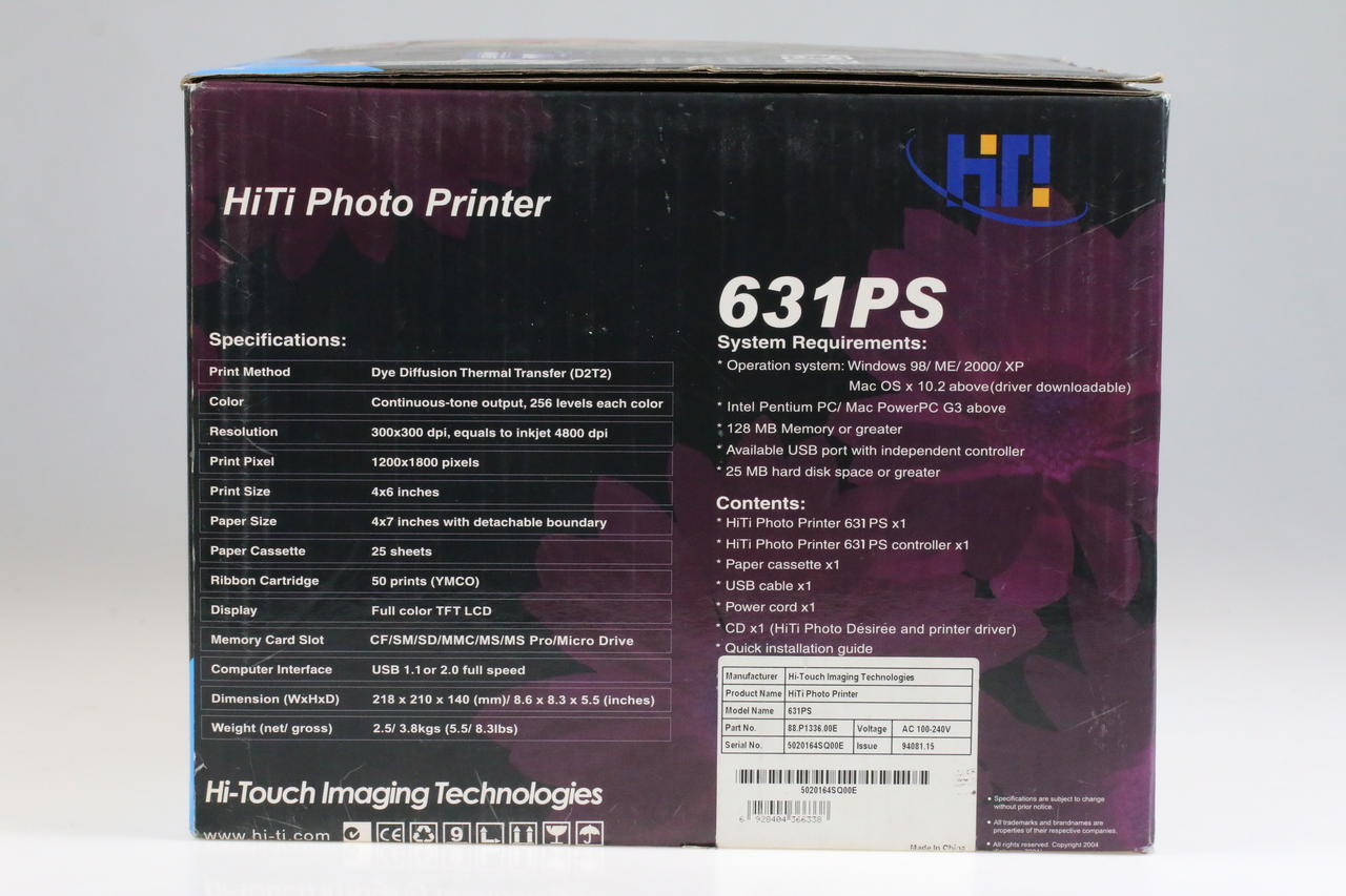 HiTi Photo Printer 631PS | eBay