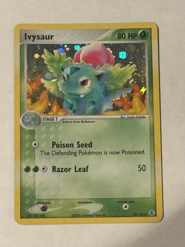 Pokemon Ivysaur EX Fire Red & Leaf Green Reverse Holo Pokemon Card | eBay