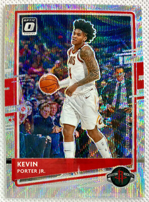 2020-21 Donruss Optic Kevin Porter Jr. Silver Wave Prizm Card Houston ...
