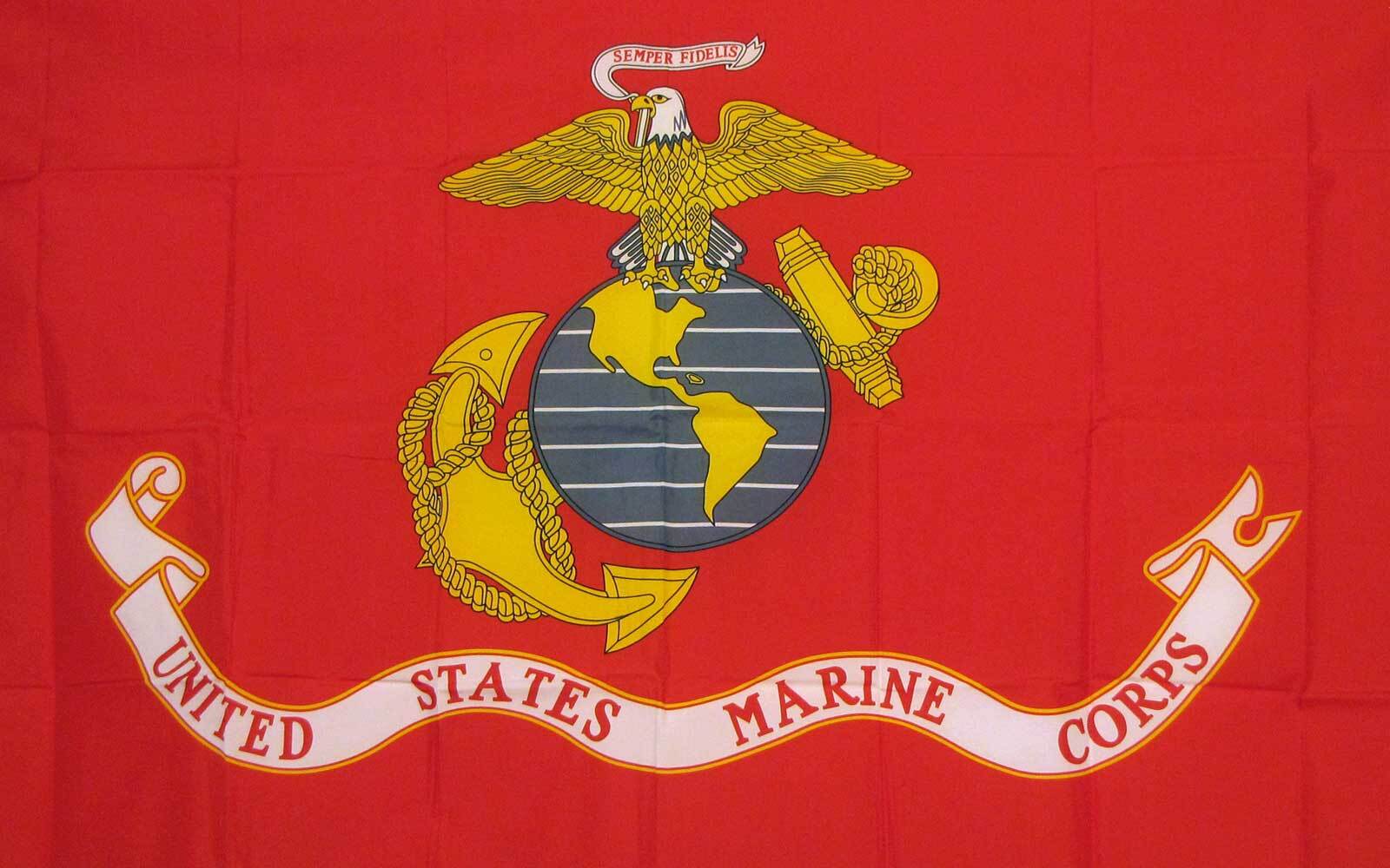 MARINE CORPS RED 3' X 5' FLAG | eBay