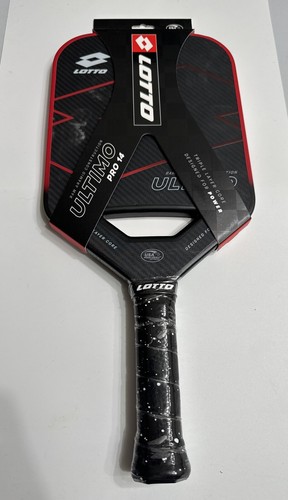 Lotto Ultimo Pro 14 Pickleball Paddle Red Carbon | eBay