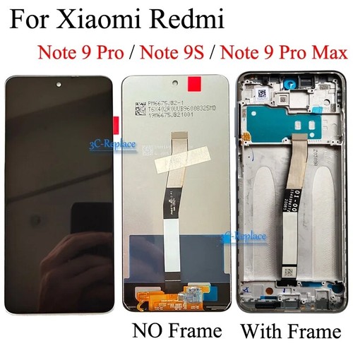 For Xiaomi Redmi Note 9 Pro Max / 9S Global / 9 Pro LCD Display Screen ...