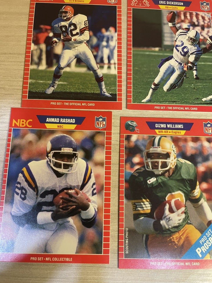 Lot of 9 NFL pro Set 1989 Football Cards | eBay