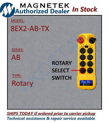 Magnetek brand new 8EX2 AB Select FLEX-8EX2-AB-TX _ Radio Remote ...