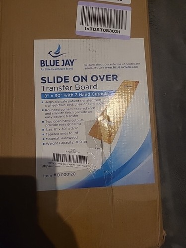Blue Jay Slide On Over Transfer Board w/2 Cutouts 8"x30" 300lb ...