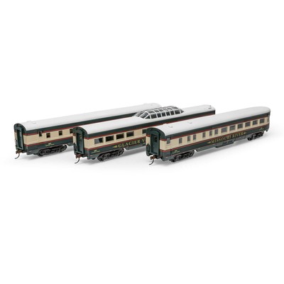 Roundhouse HO Streamline Passenger Cars BN #1 3 RND79123 HO Rolling ...