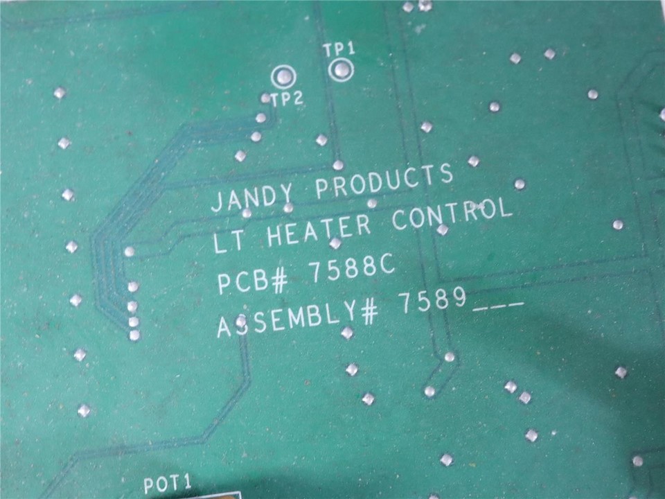 JANDY PCB# 7588C LT Pool/Spa Heater Control REV C Control Board ONLY | eBay