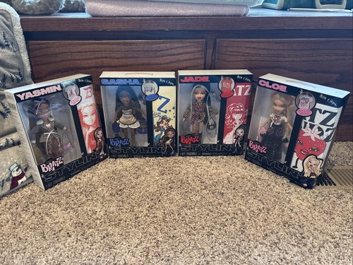Bratz Stylin’ Dolls Set Of 4 Immediate Shipping Yasmin Sasha Jade Cloe ...