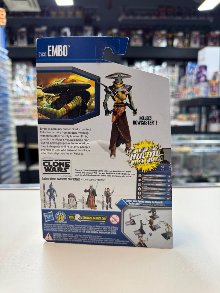 Hasbro 2010 Star Wars The Clone Wars EMBO CW33 SEALED NIP | eBay