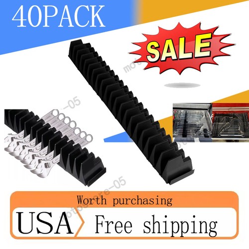 40X Magnetic Modular Wrench Organizer Compact Tool Storage Slots hold ...