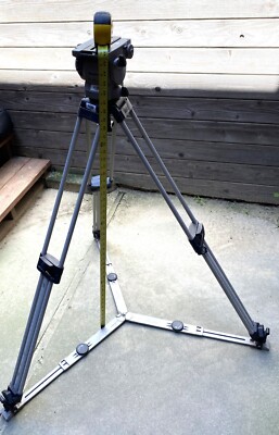 Vinten Vision 11 Fluid Head Tripod System Great Working order! W ...